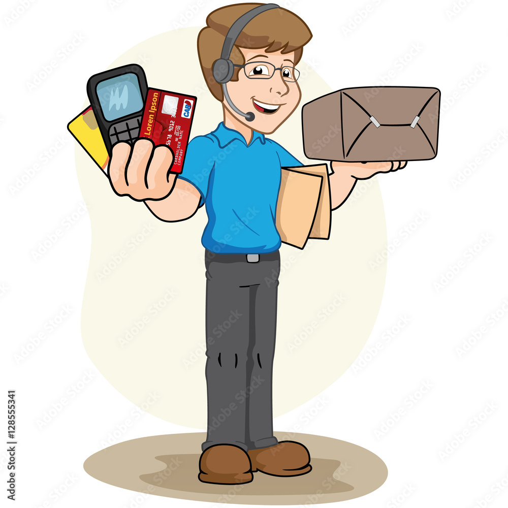 Person Selling Products