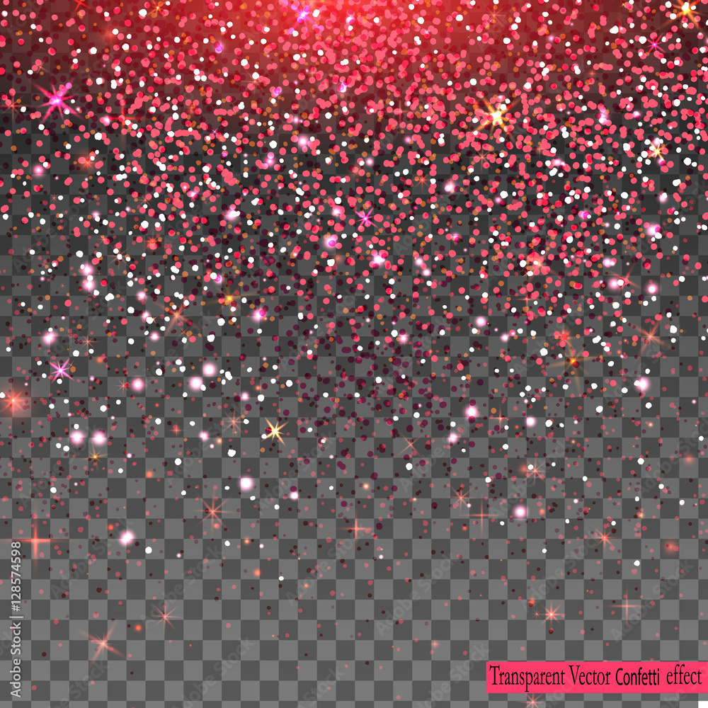 Falling Glitter Confetti