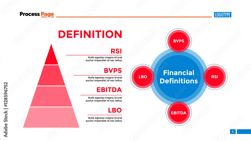 Pyramid and Circle Mind Map Slide Template Stock-Vektorgrafik | Adobe Stock