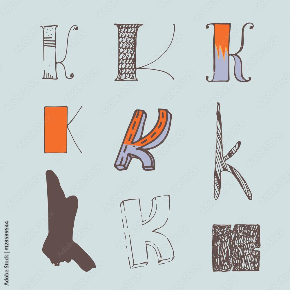 Letter A In Different Designs