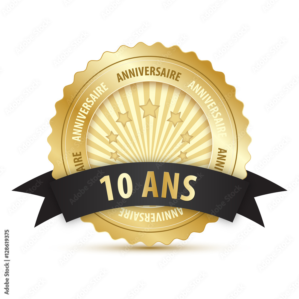 ICÔNE 10 ANS Stock-Vektorgrafik | Adobe Stock