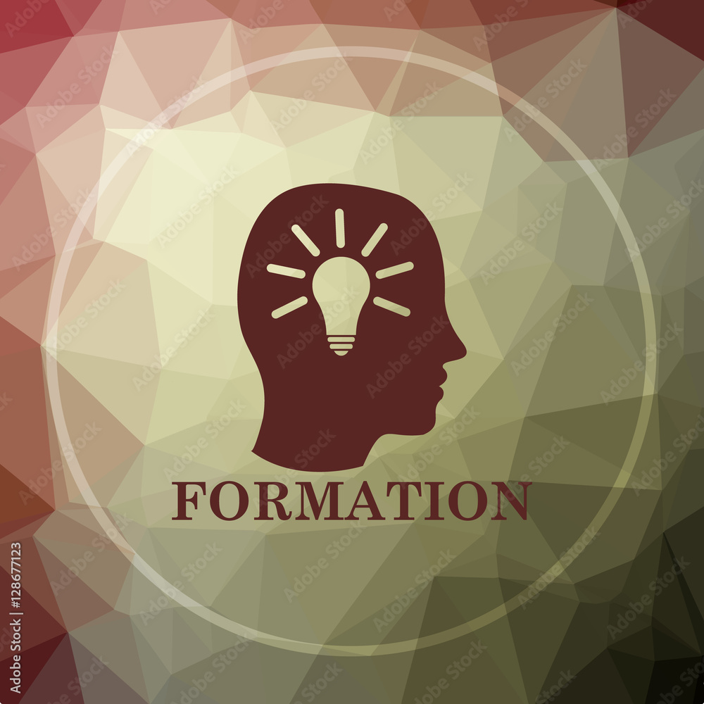 Formation icon Illustration Stock | Adobe Stock