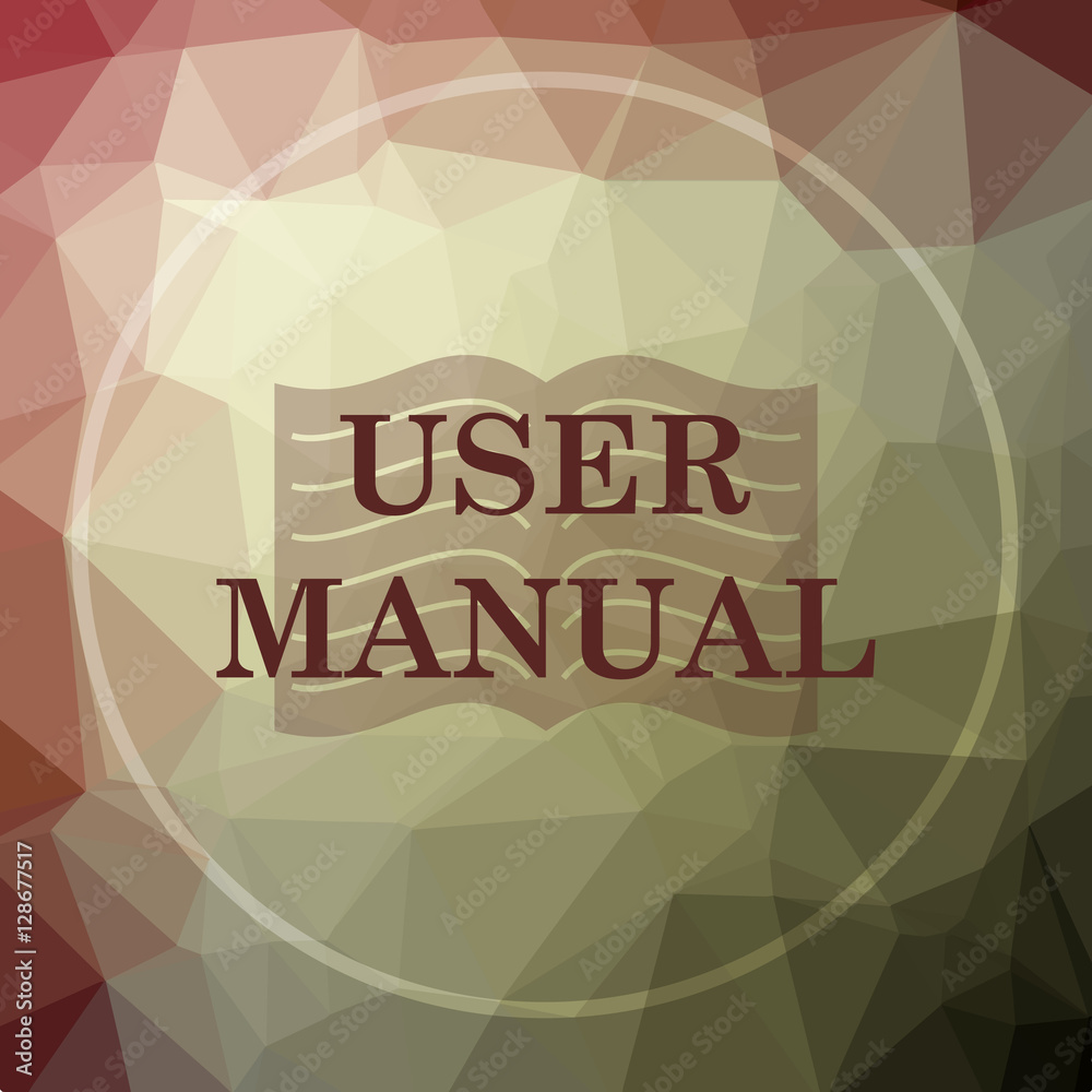 User manual icon Stock Illustration | Adobe Stock