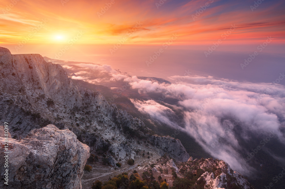 Beautiful Mountain Sunset