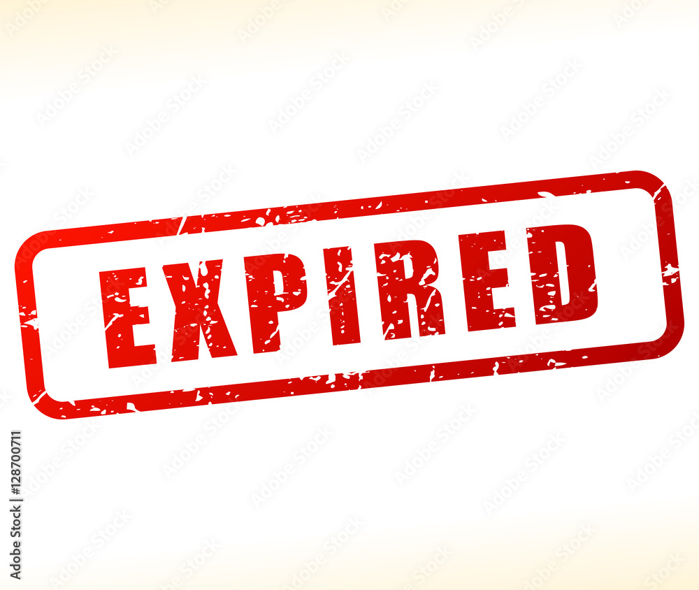 expired stamp on white background Stock Vector | Adobe Stock