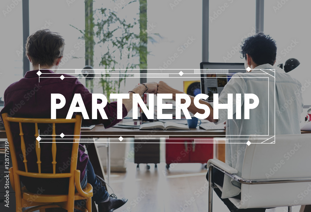 Corporate Business Collaboration Connection Partnership Concept Stock ...