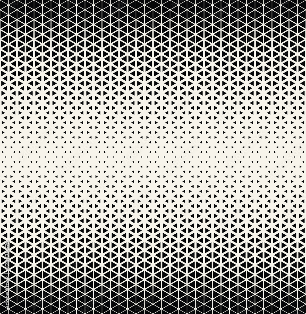 Abstract geometric black and white graphic design print halftone ...