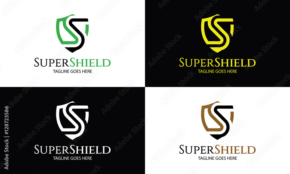 Super Shield logo design template ,Letter S logo design template ...
