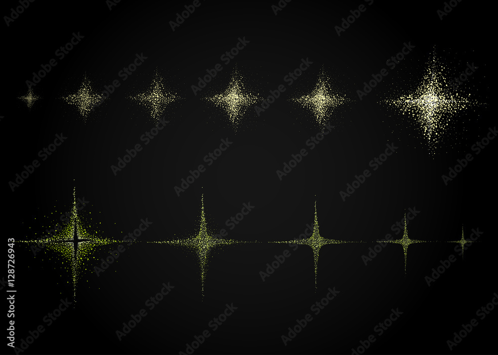 Vector effect. Effect for game. Explode effect animation. Cartoon ...