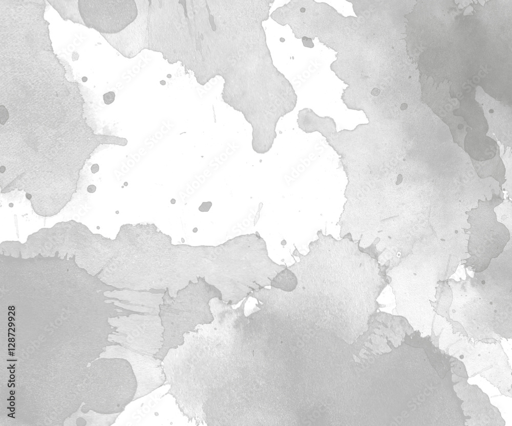 Abstract grey watercolor background. Abstract background painting with ...