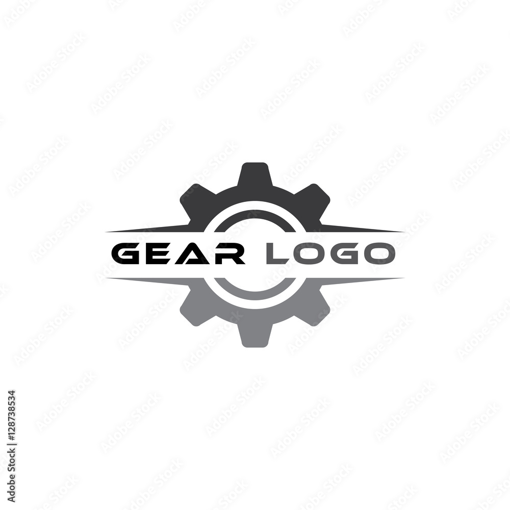 gear logo Stock Vector | Adobe Stock