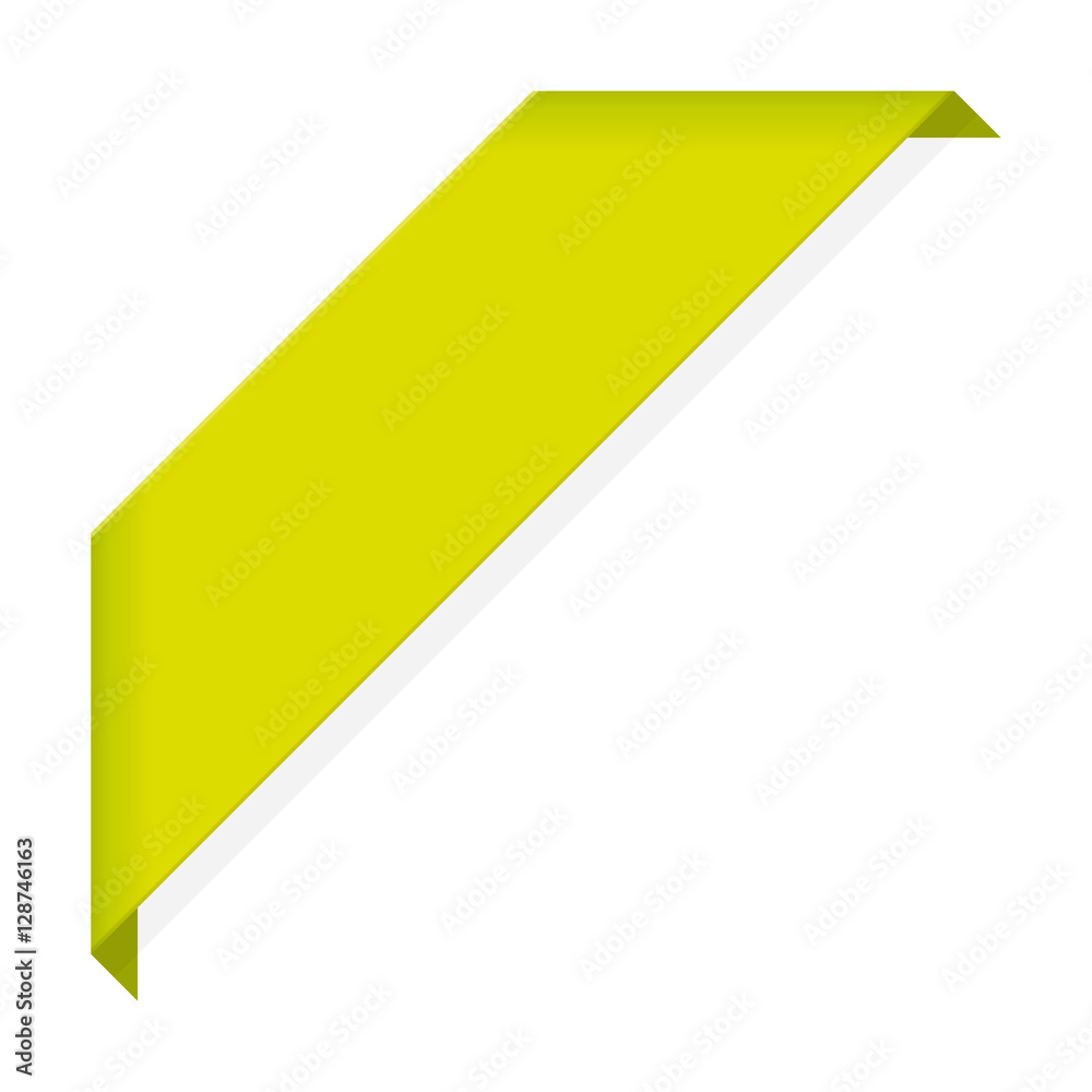Corner Ribbon Stock Vector | Adobe Stock