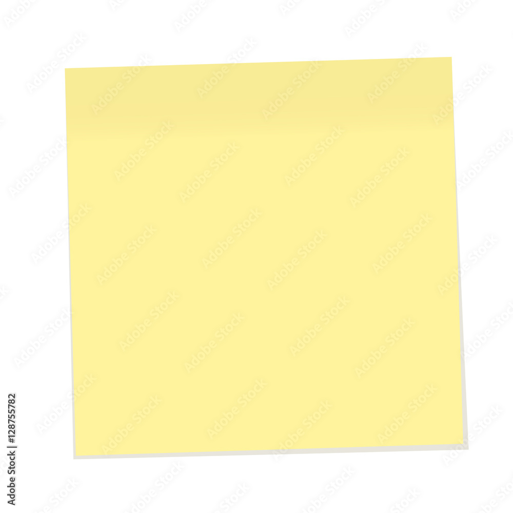 Notiz Zettel Gelb leer Stock-Vektorgrafik | Adobe Stock Notiz Zettel Gelb leer Stock-Vektorgrafik | Adobe Stock
