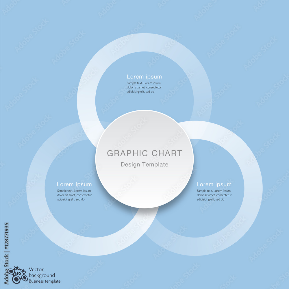 Infographics Vector Background 3-Step Process Stock Vector | Adobe Stock
