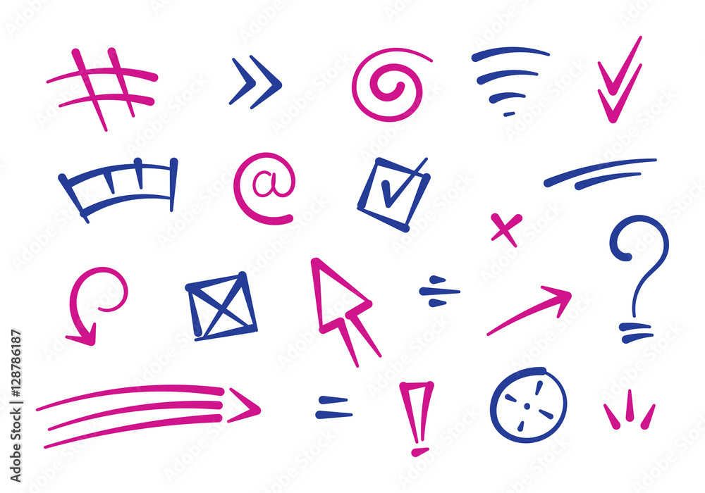 graphical drawings, shapes, symbols, drawings vector Stock Vector ...