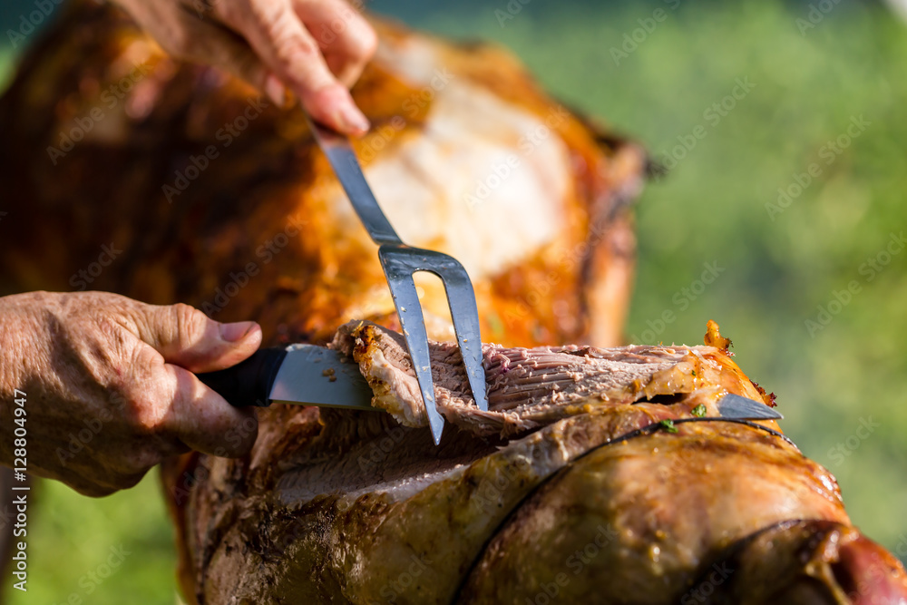 Woman Roasted Over Fire