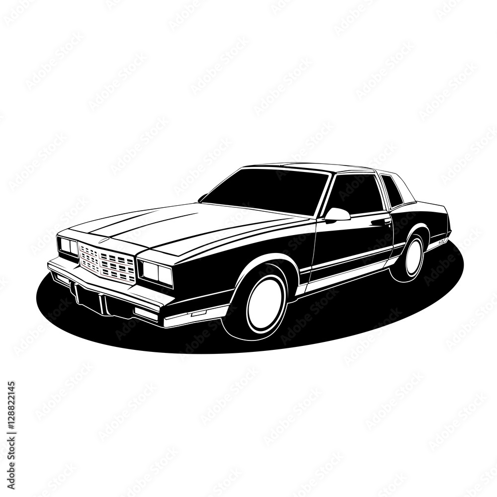 Chevrolet Monte Carlo Stock Vector | Adobe Stock Chevrolet Monte Carlo Stock Vector | Adobe Stock