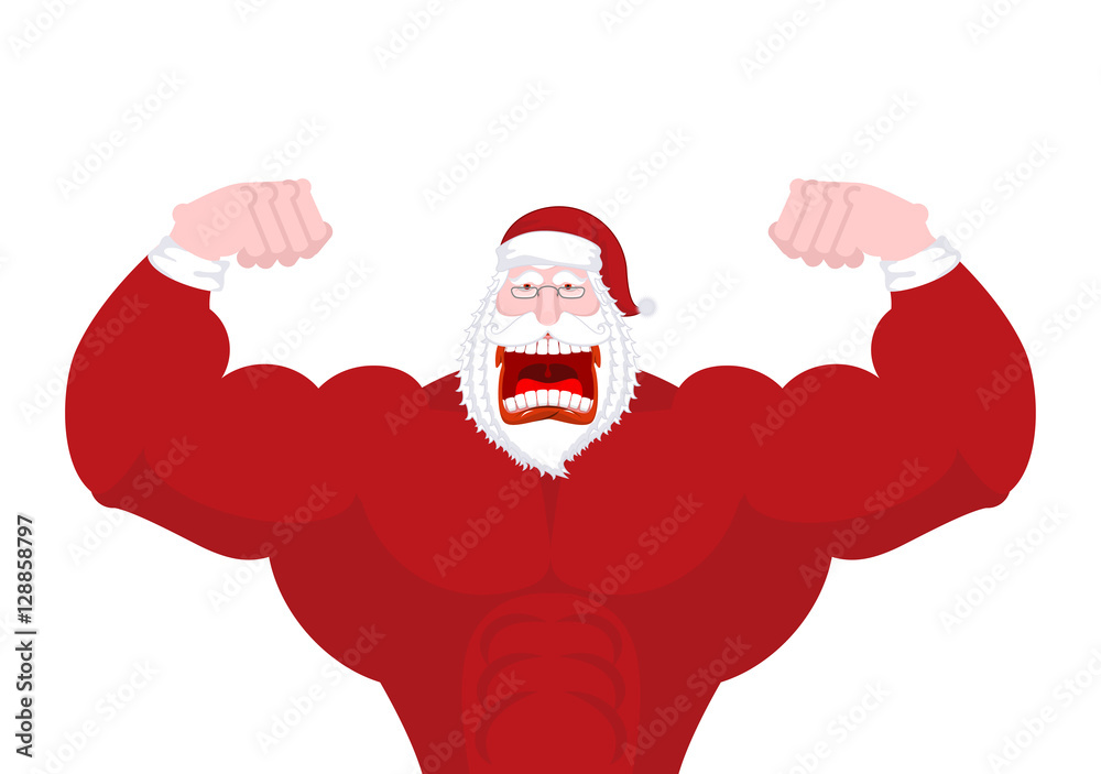 Buff Santa Claus