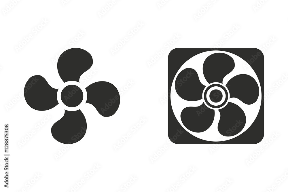 Fan - vector icon. Stock Vector | Adobe Stock
