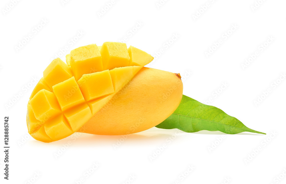 mango isolated on white background Stock Photo | Adobe Stock