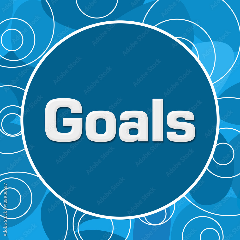 Goals Blue Abstract Background Stock Illustration | Adobe Stock