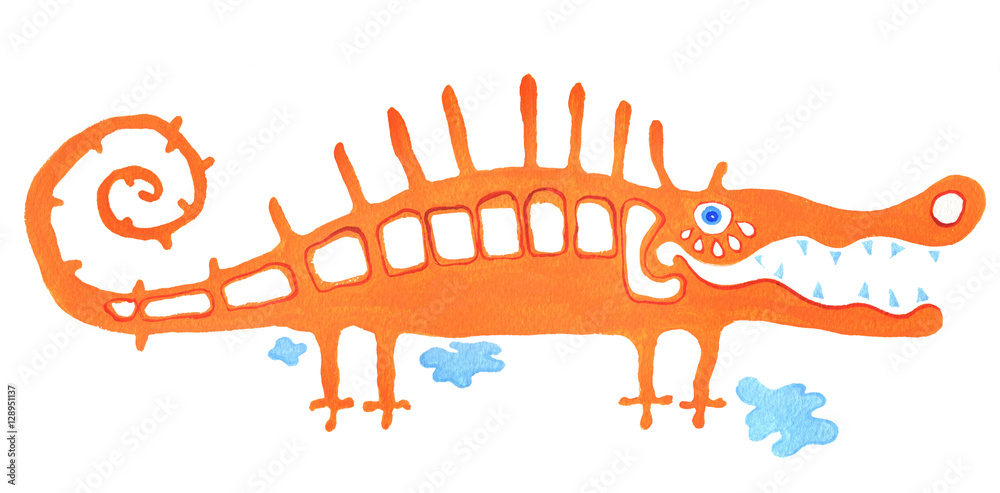Cry of crocodile, Fantastic orange crocodile crying crocodile tears ...