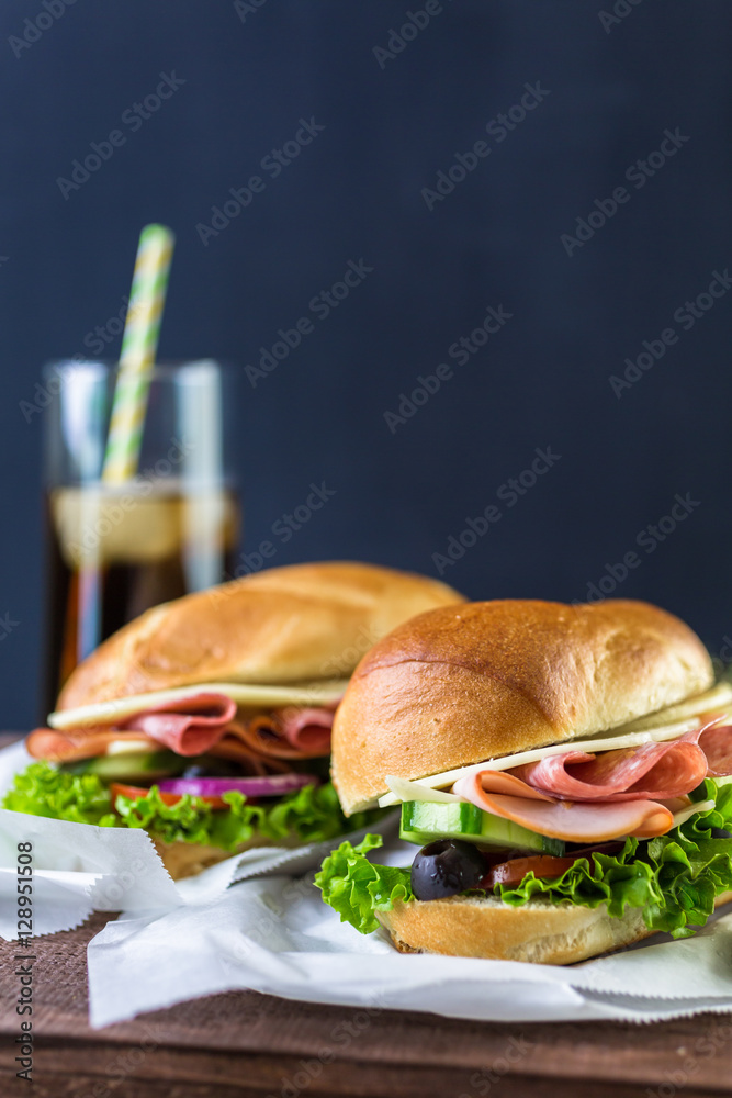 Sub sandwich Stock Photo | Adobe Stock