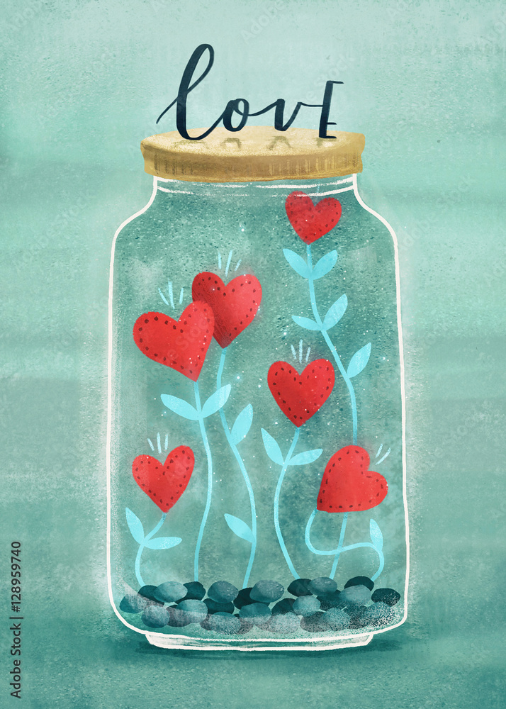 Jar Of Hearts Drawing