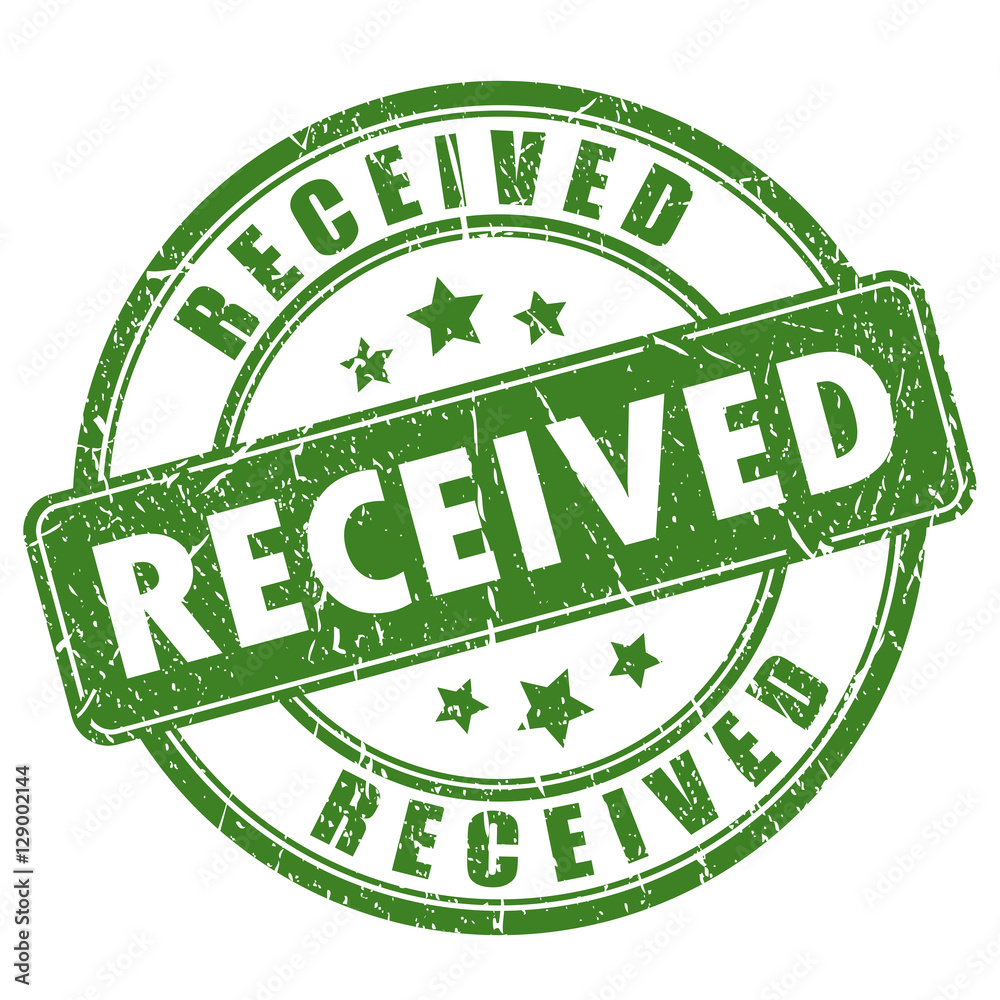 Received rubber stamp Stock Vector | Adobe Stock