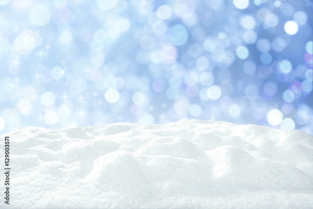 winter background of frost and snow Stock Photo | Adobe Stock