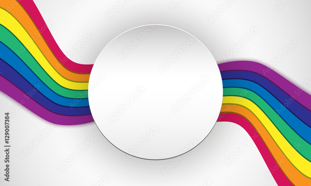 Rainbow on white. Rainbow abstract background. Rainbow cloud. Ra Stock ...