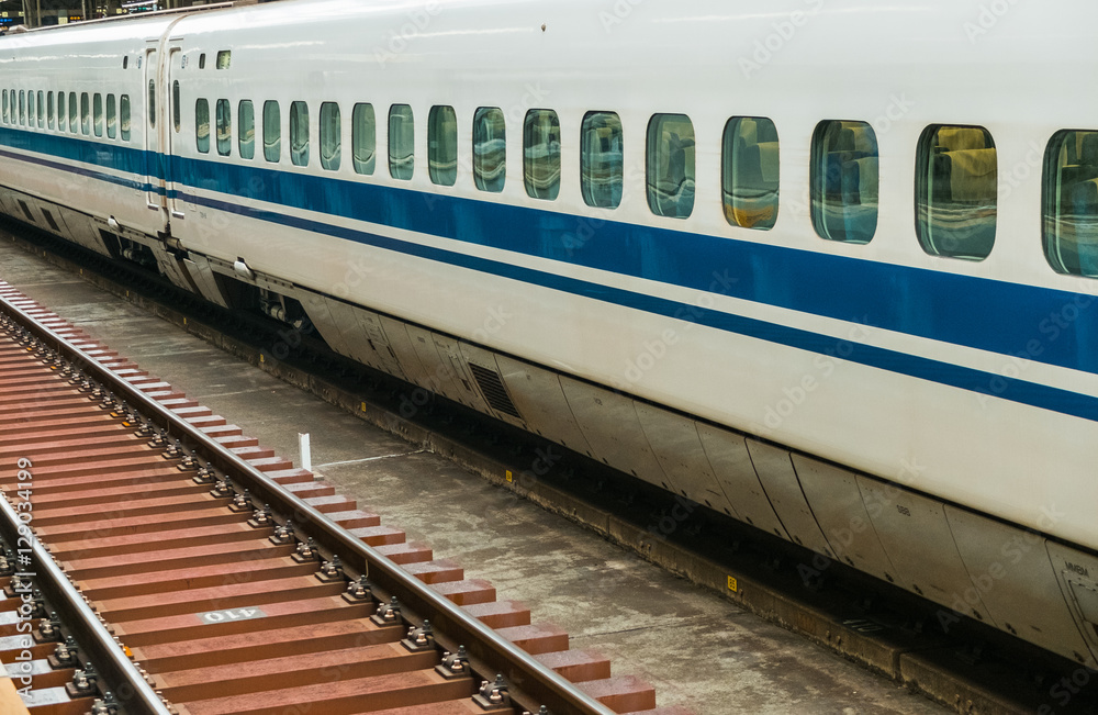 train at japan without any logos or signs Stock Photo | Adobe Stock