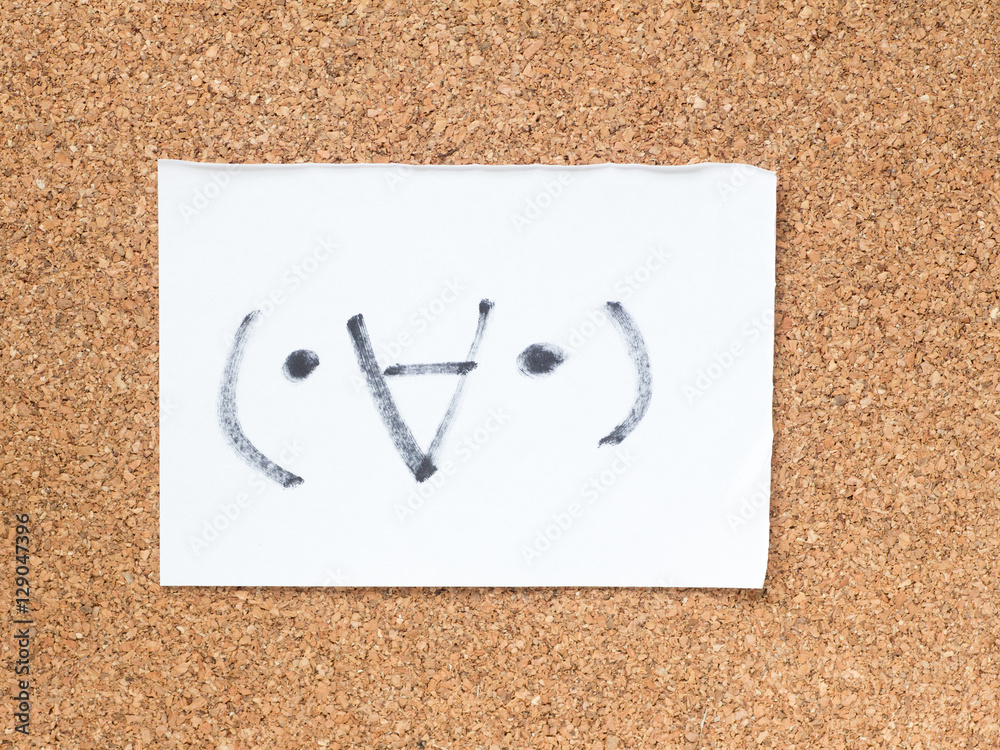 The series of Japanese emoticons called Kaomoji, smiling Stock Photo ...
