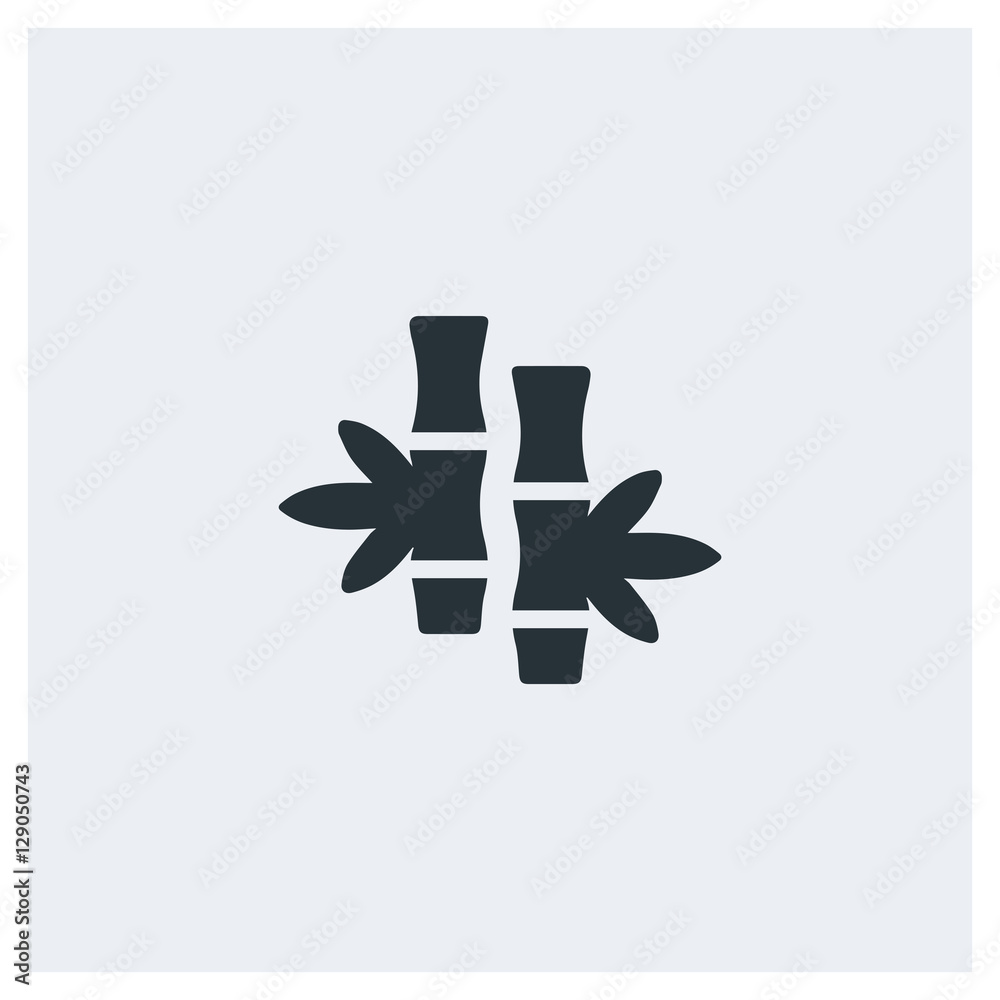 Bamboo icon Stock 벡터 | Adobe Stock