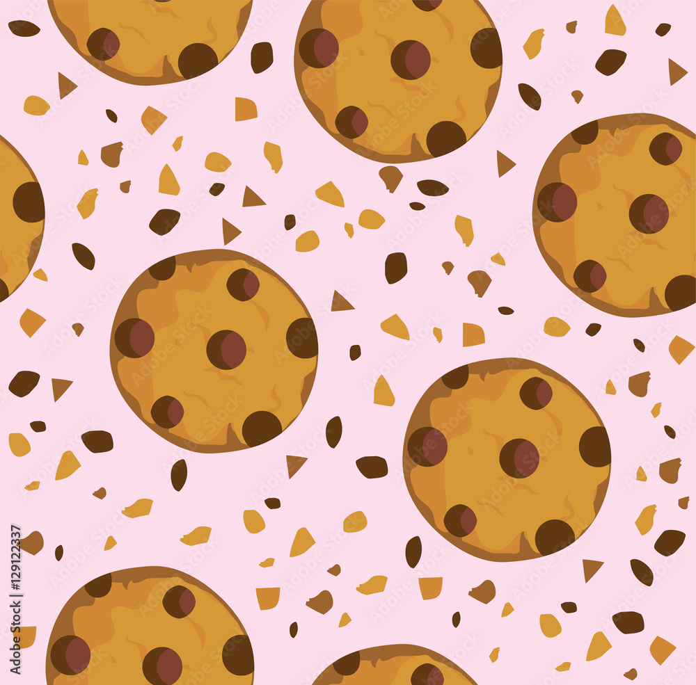 Vector Cookie Background vector de Stock | Adobe Stock