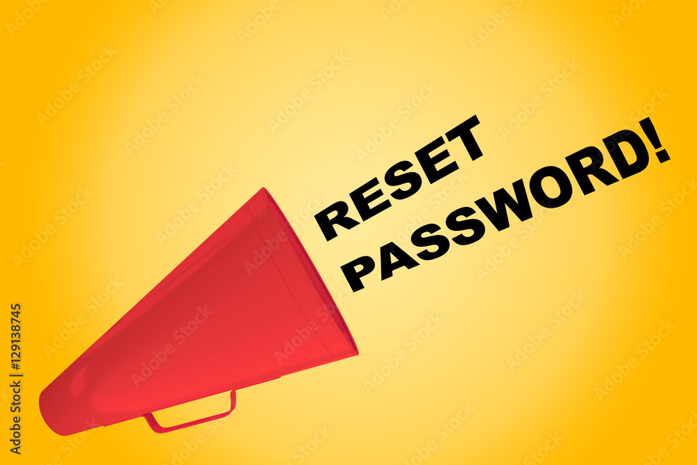 Reset Password! concept Stock Illustration | Adobe Stock