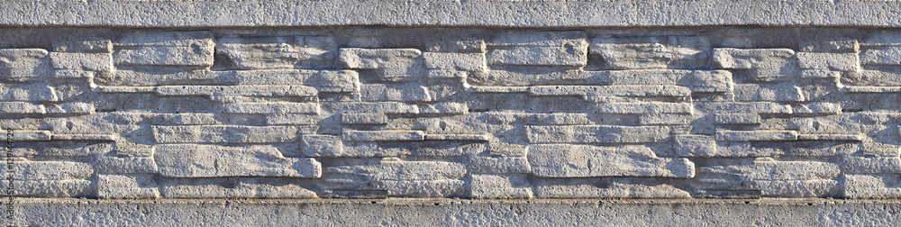 Stone fence texture - building feature. Texture of concrete fence with ...