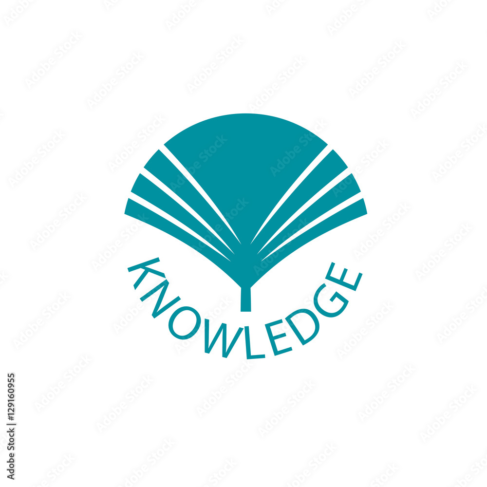 vector logo knowledge Stock Vector | Adobe Stock