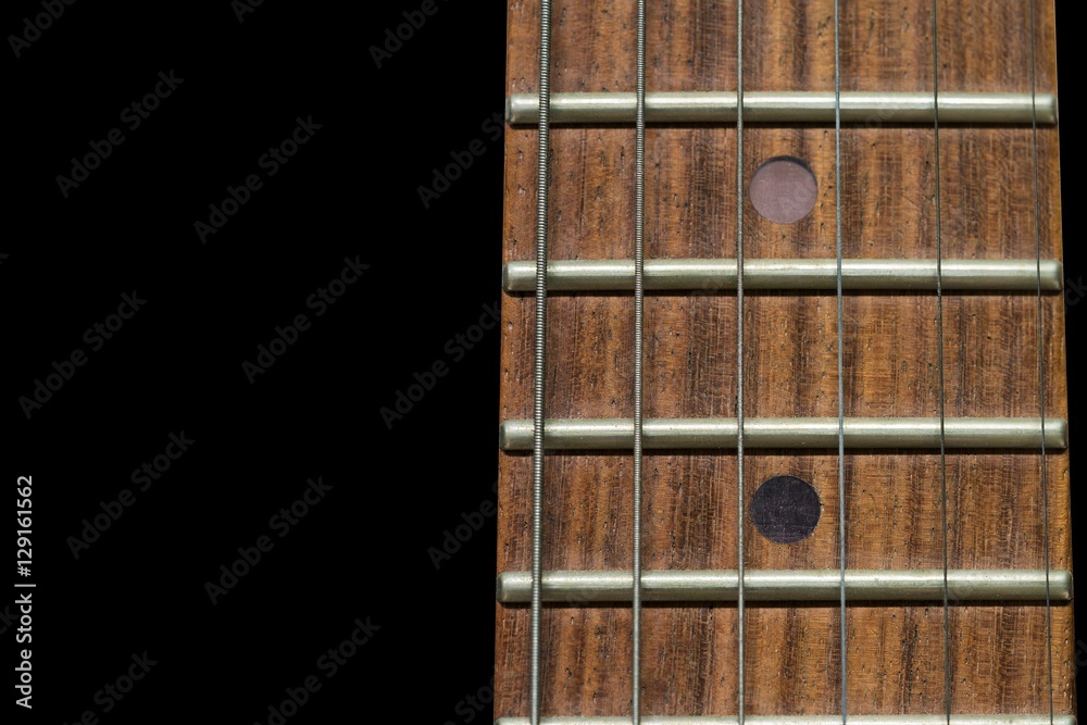 Guitar Fretboard Close Up