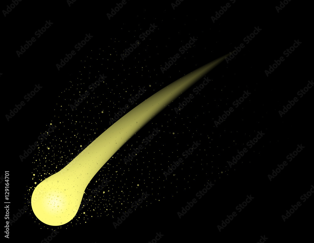 abstract shooting star glitter background effect . Star sparks in ...