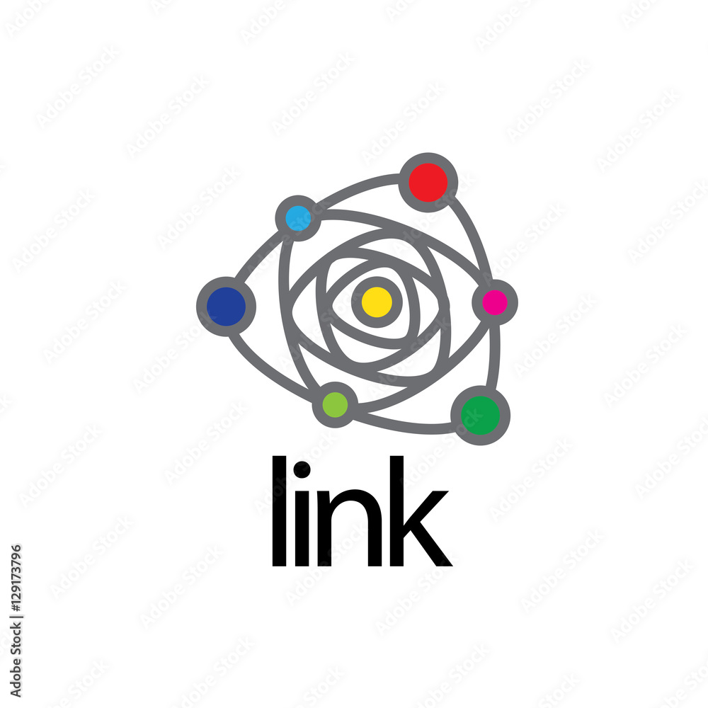 vector logo link Stock Vector | Adobe Stock