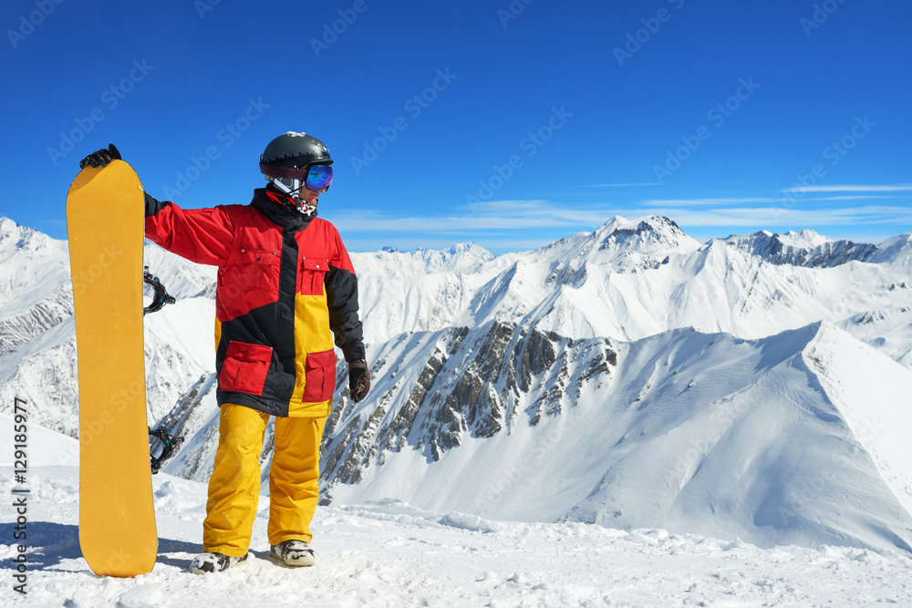 Snowboarder Standing