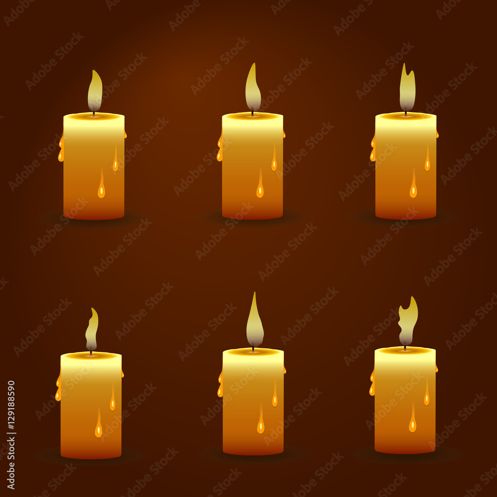 Animated Candle Burning