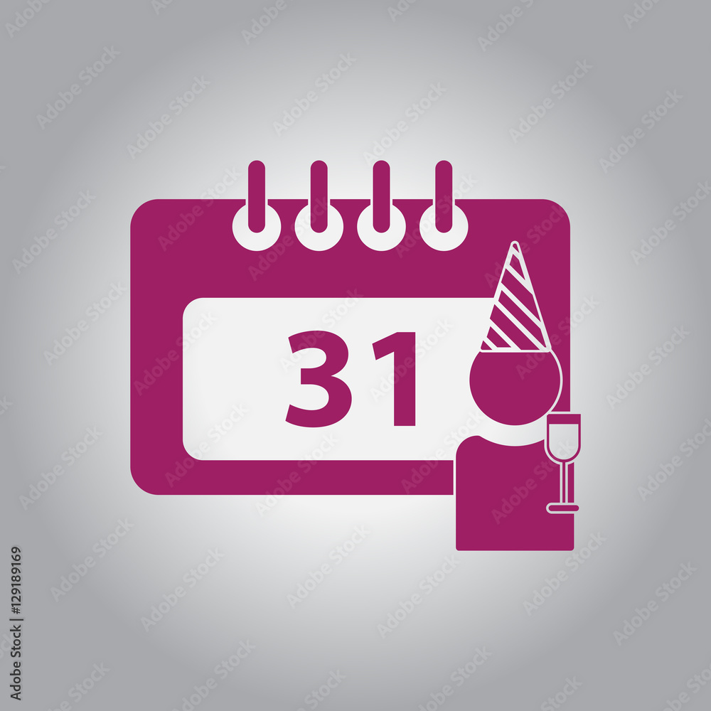 31st of december calendar Vector illustration christmas calendar 31st ...