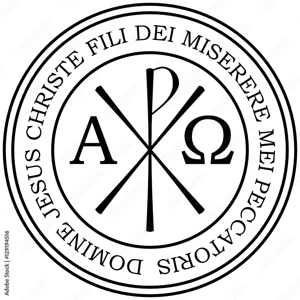 WEB ART DESIGN CHRISTOGRAMME JESUS SYMBOLE 030 Stock Vector | Adobe Stock