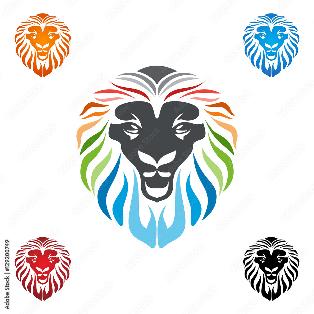 Lion Logo lion Head Symbol silhouette Carnivore Logo Vector Stock lion-logo-lion-head-symbol-silhouette-carnivore-logo-vector-stock