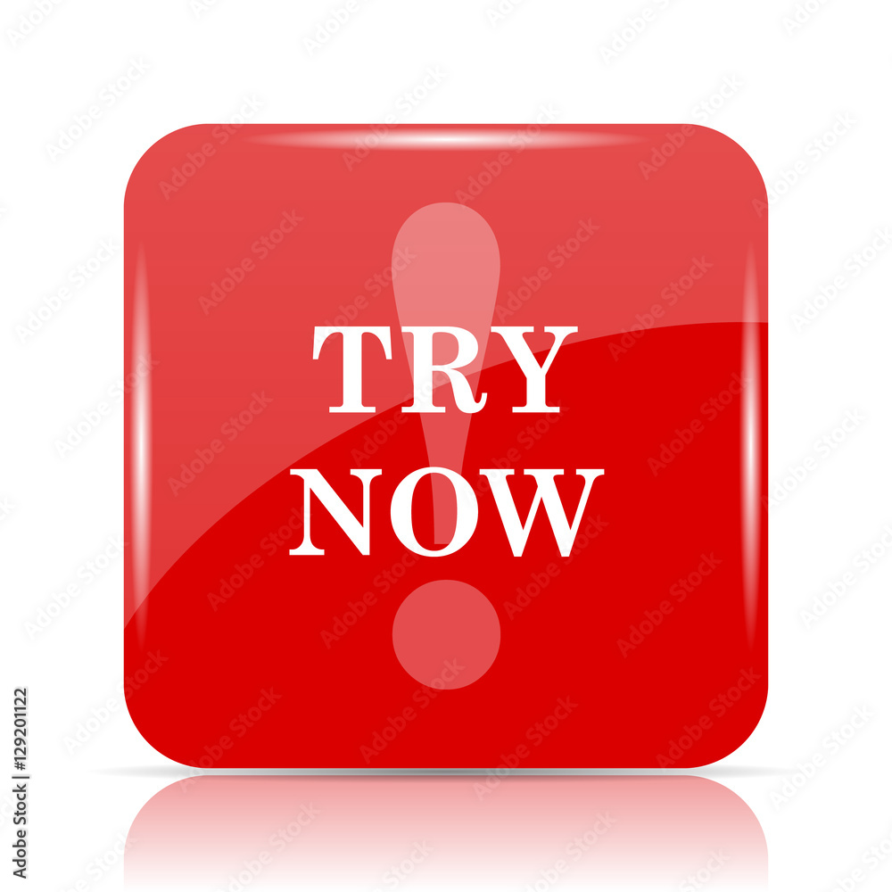 Try now icon Stock Illustration | Adobe Stock