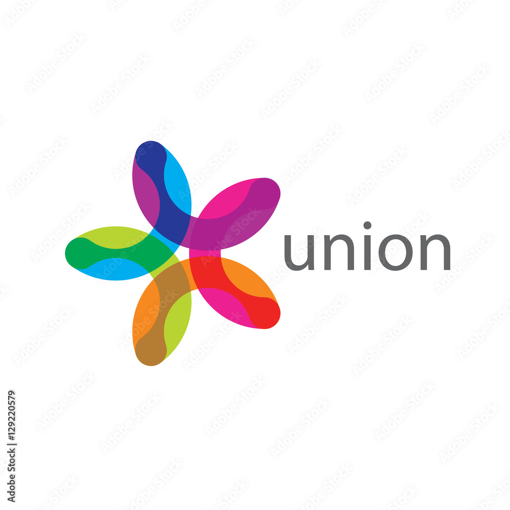 vector logo union Stock Vector | Adobe Stock