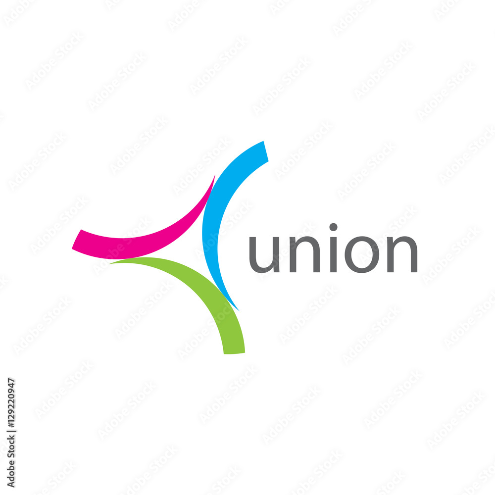 vector logo union Stock Vector | Adobe Stock