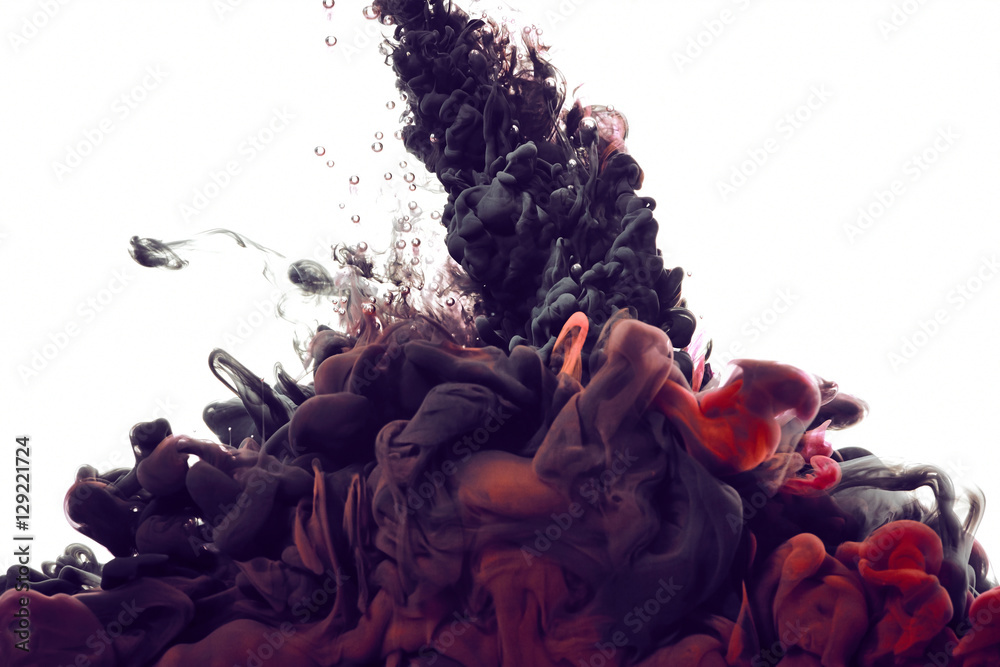 Ink drop in water Stock Photo | Adobe Stock
